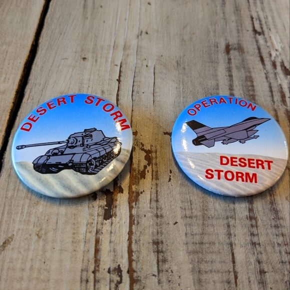 Accessories | Vintage Desert Storm Pins | Poshmark